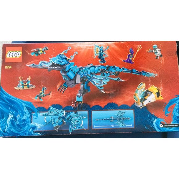 Lego | Toys | Lego Ninjago Water Dragon 7754 Set With 5 Figures New 737 ...